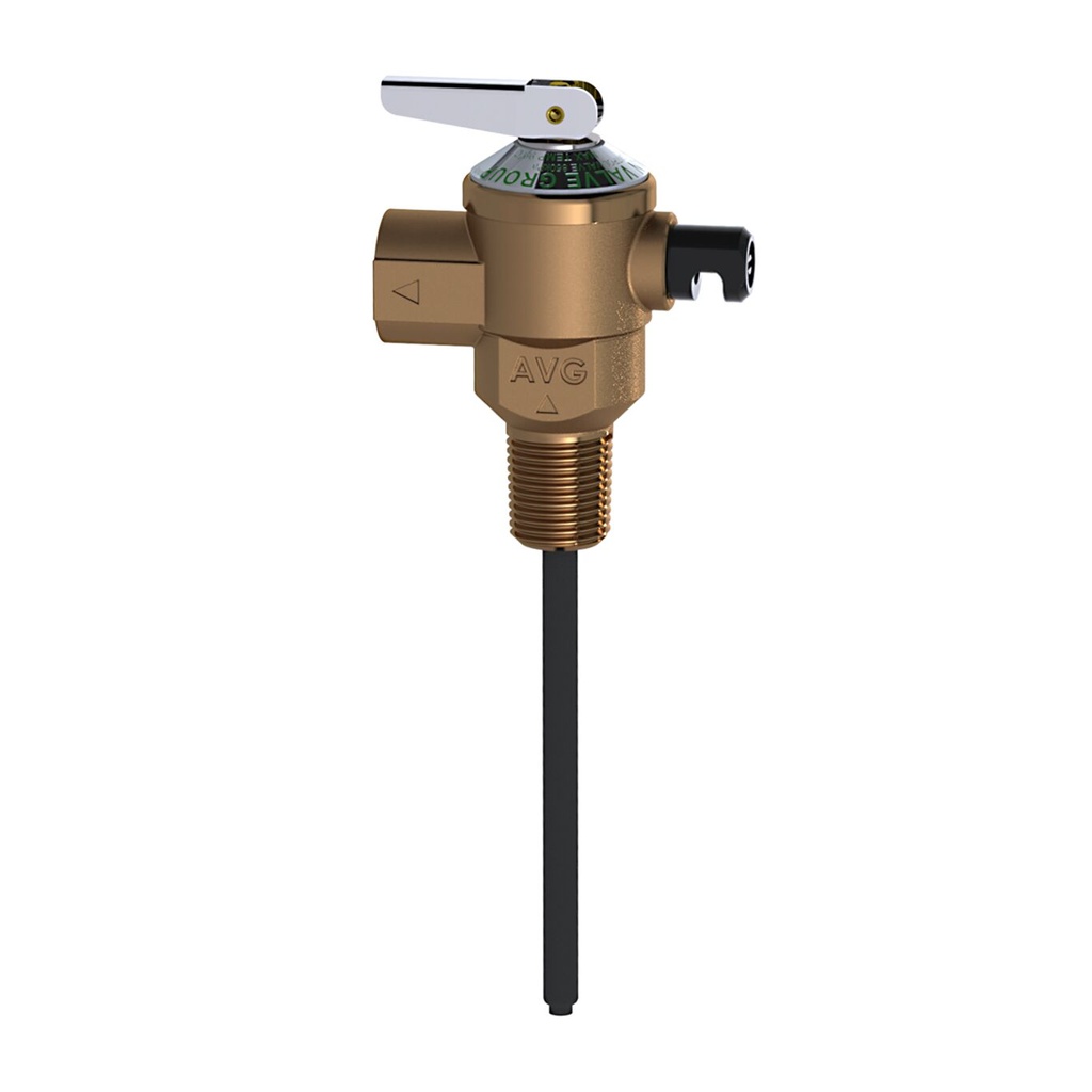 15mm x 1" Extended 1000KPA AVG Press & Temp Relief Valve (HTE55 ...