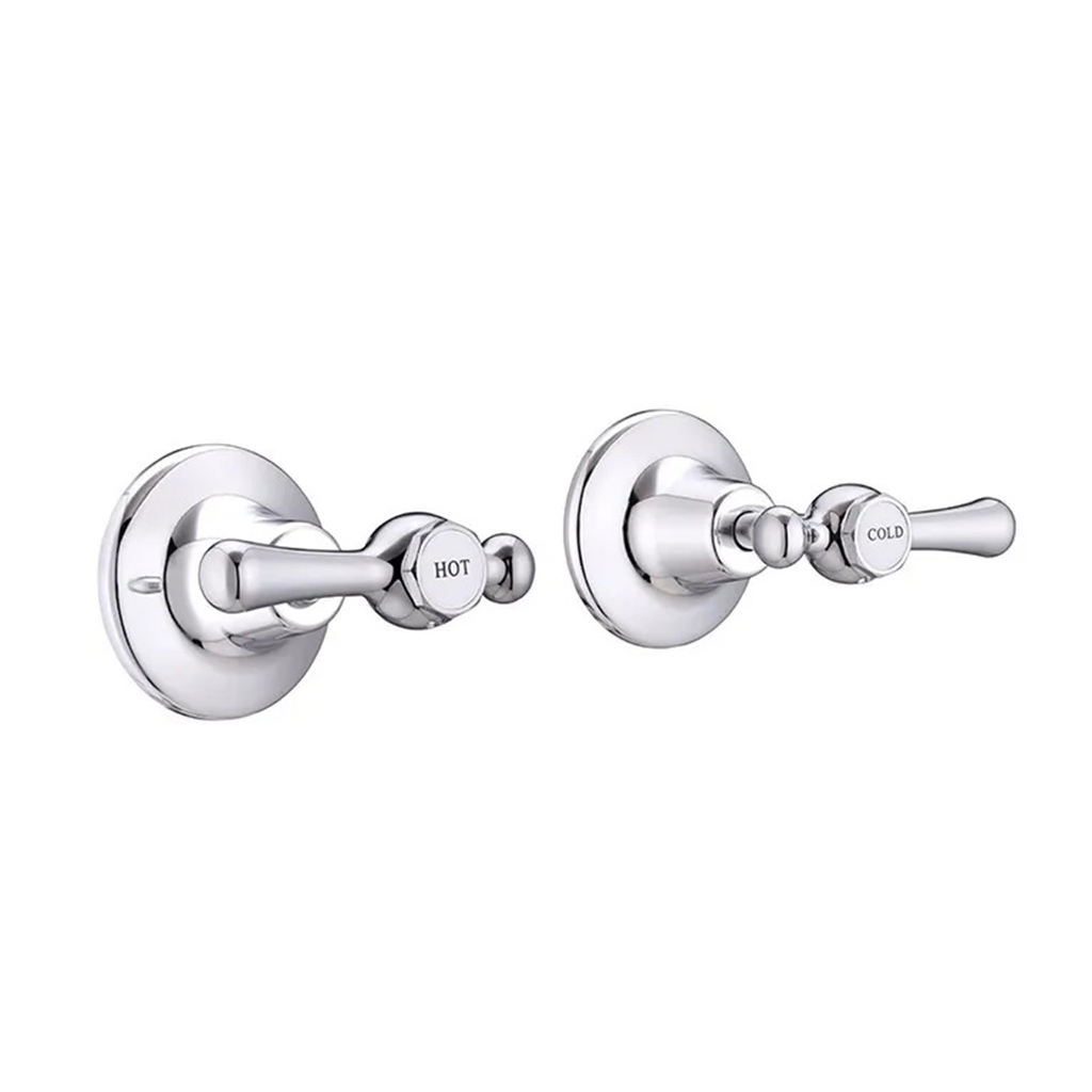 Whitehall Wall Top Assembly (Pair) 1/4 Turn Lever Handle - Ceramic Disc ...