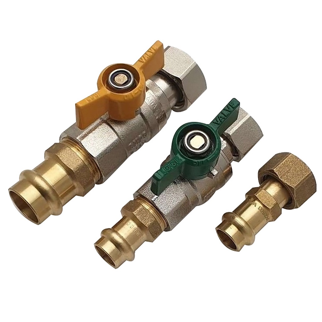 Heater Valve Kit 20mm FI Loose Nut Gas & 15mm Loose Nut Water x 15mm CU ...