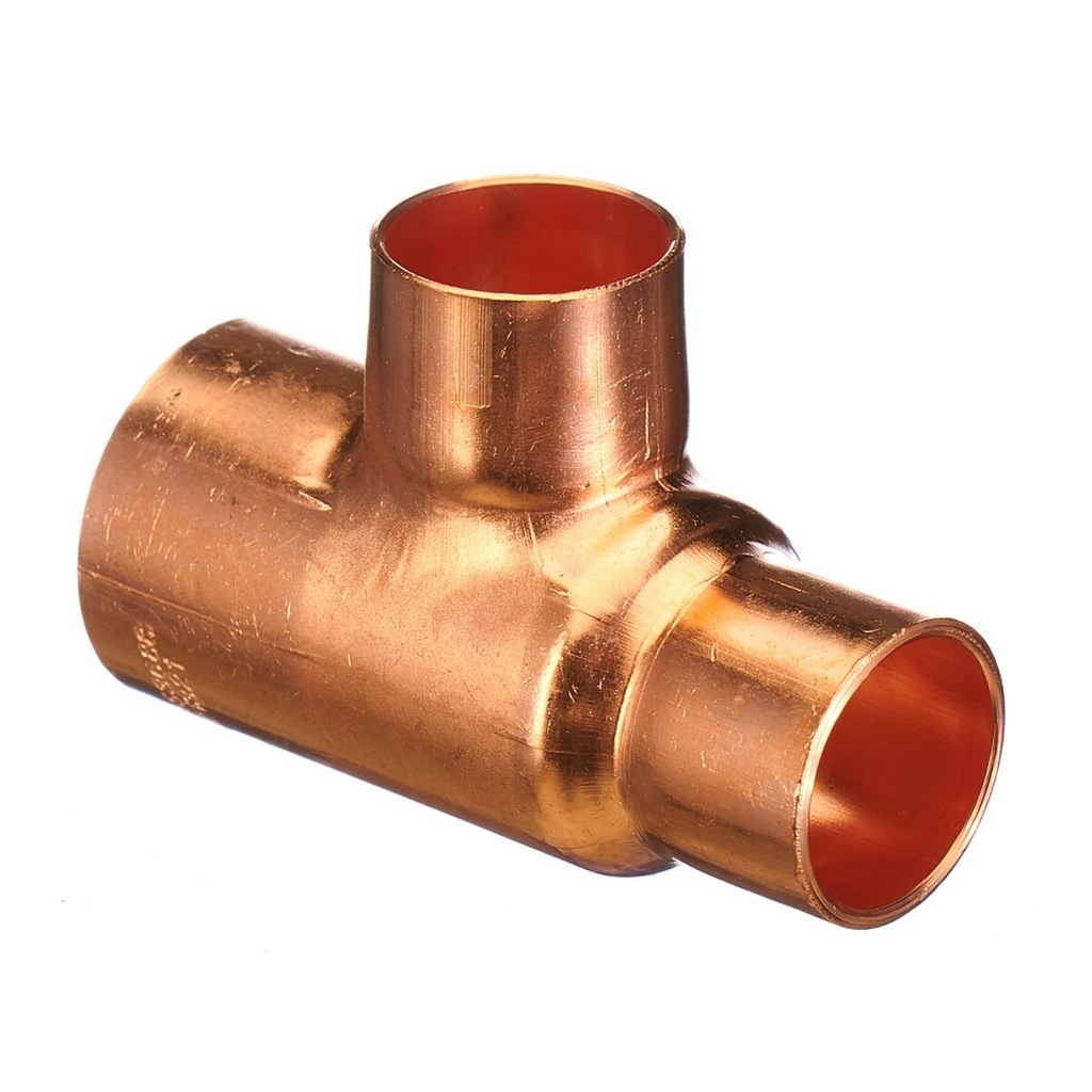 Copper Capilary Reducing Tee 20mm x 20mm (Cent) x 15mm (W26) | Forge ...